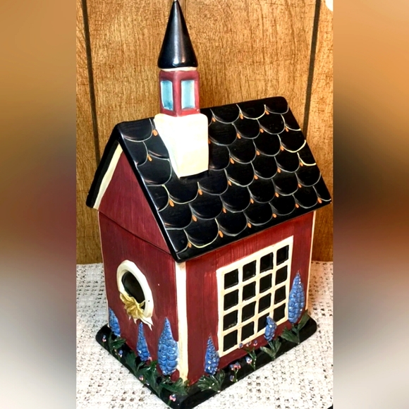 Kitchen | Sakura Warren Kimble Hand Painted School House Barn Cookie ...